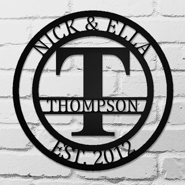 Personalized metal signs, monograms & décor - Nightingalemetal.com ...